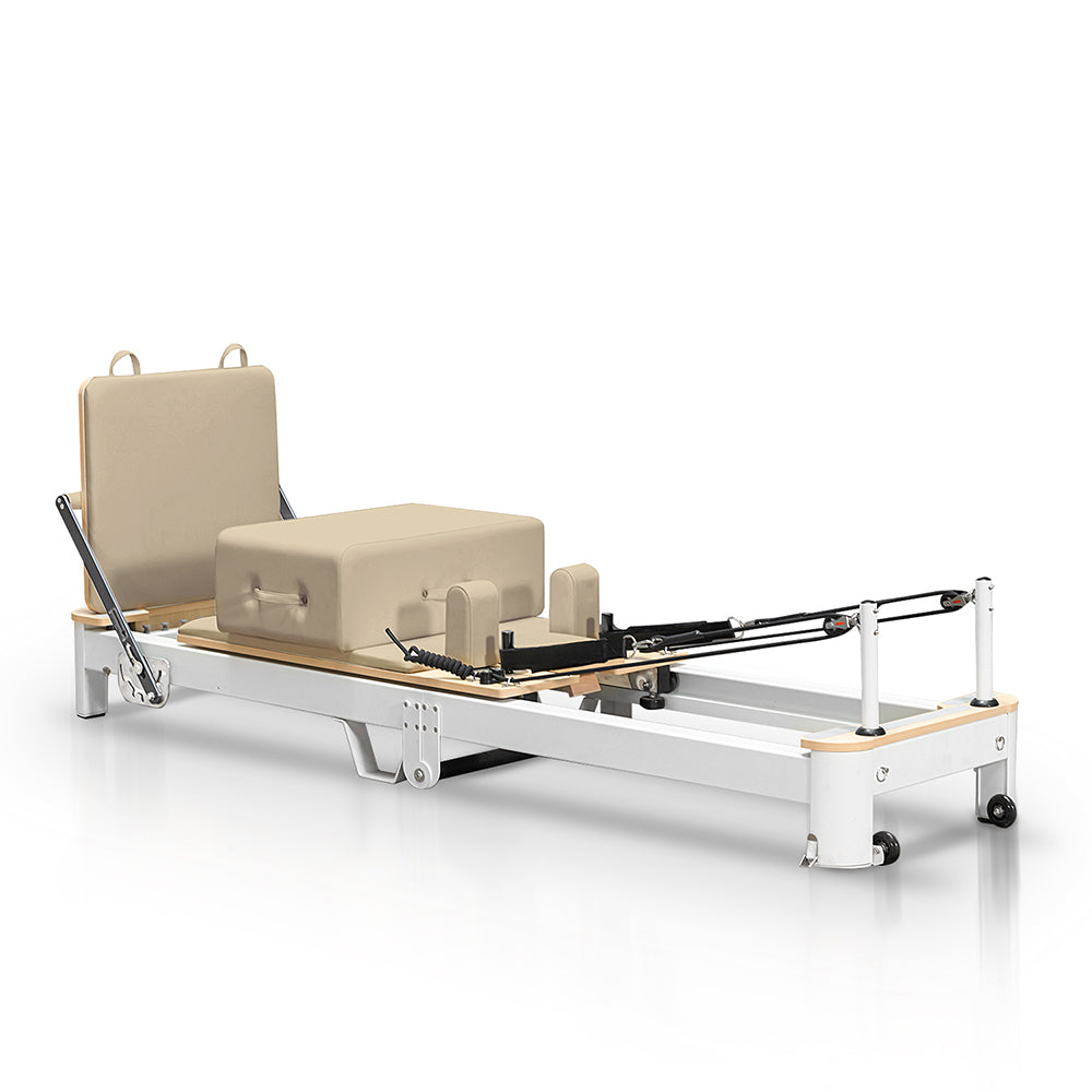 Aluminum Foldable Pilates Reformer Mocha – Faittd-pilates
